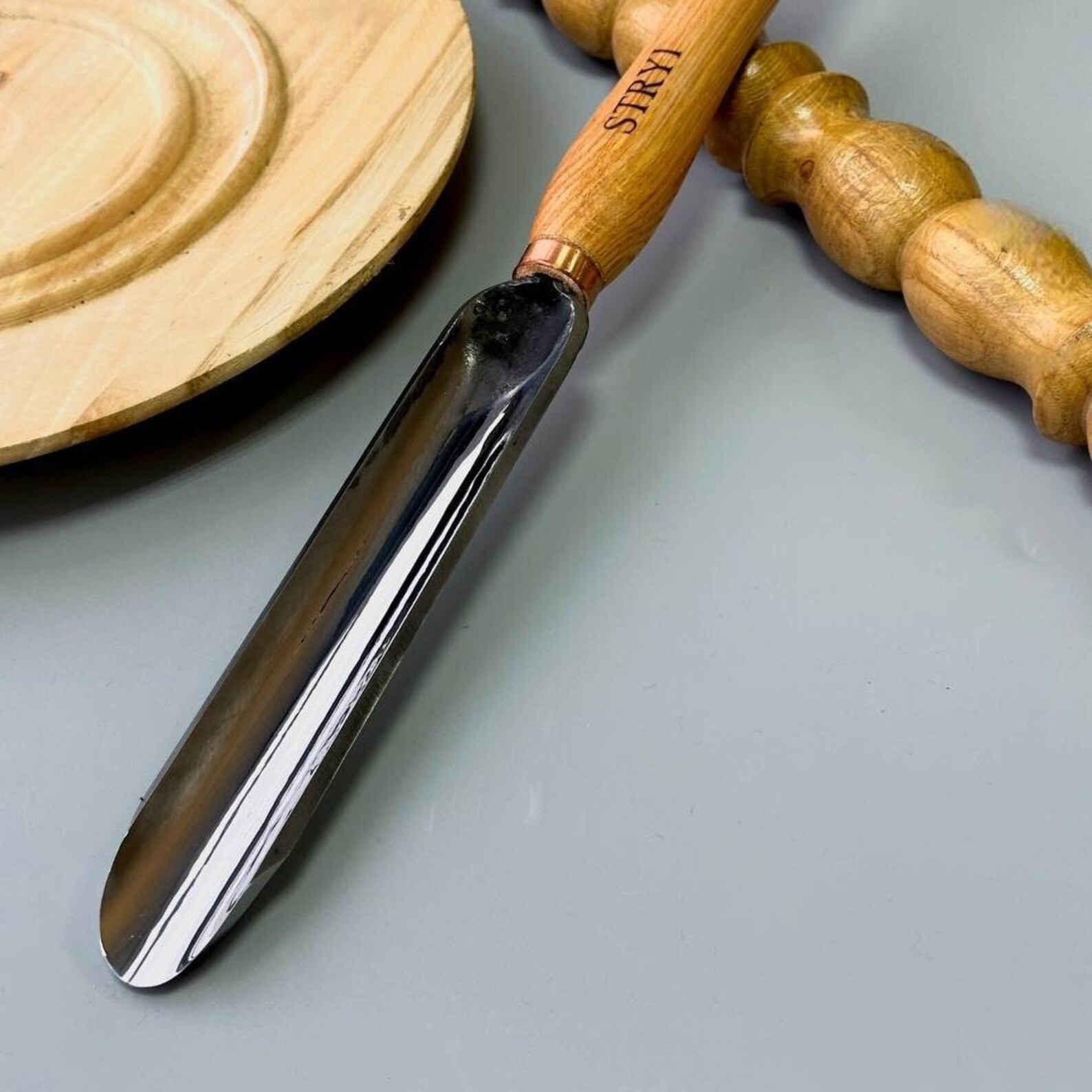 Handcrafted Spindle Gouge, Carbon Steel Wood Turning Tool, Woodworking ...