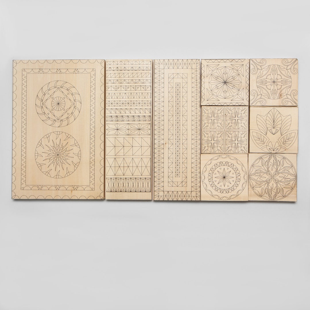 Patterned Basswood Carving Boards, Wood Carving Blanks, Beginner ...