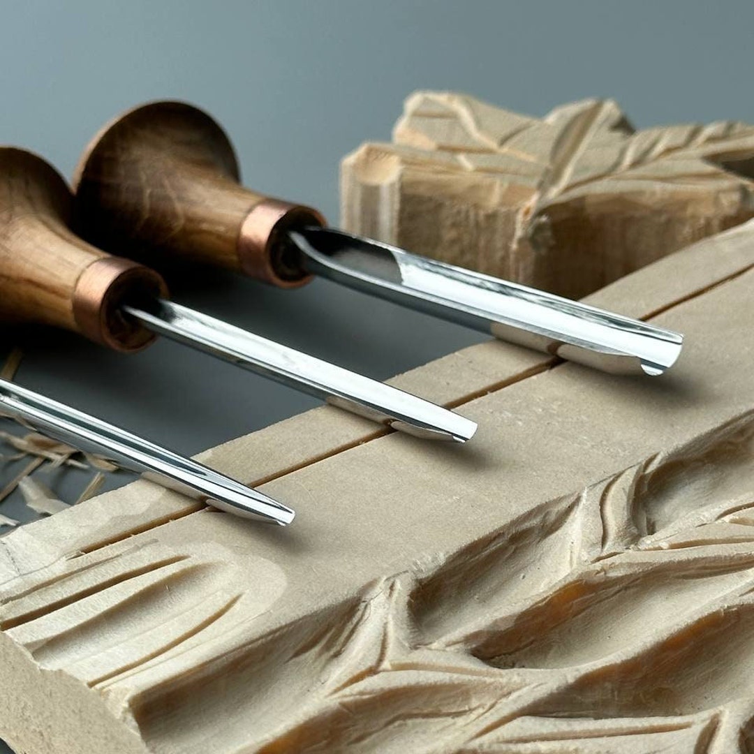 Palm Carving Tool #9 Profile, Profi Chisel for Woodcarving, Make ...