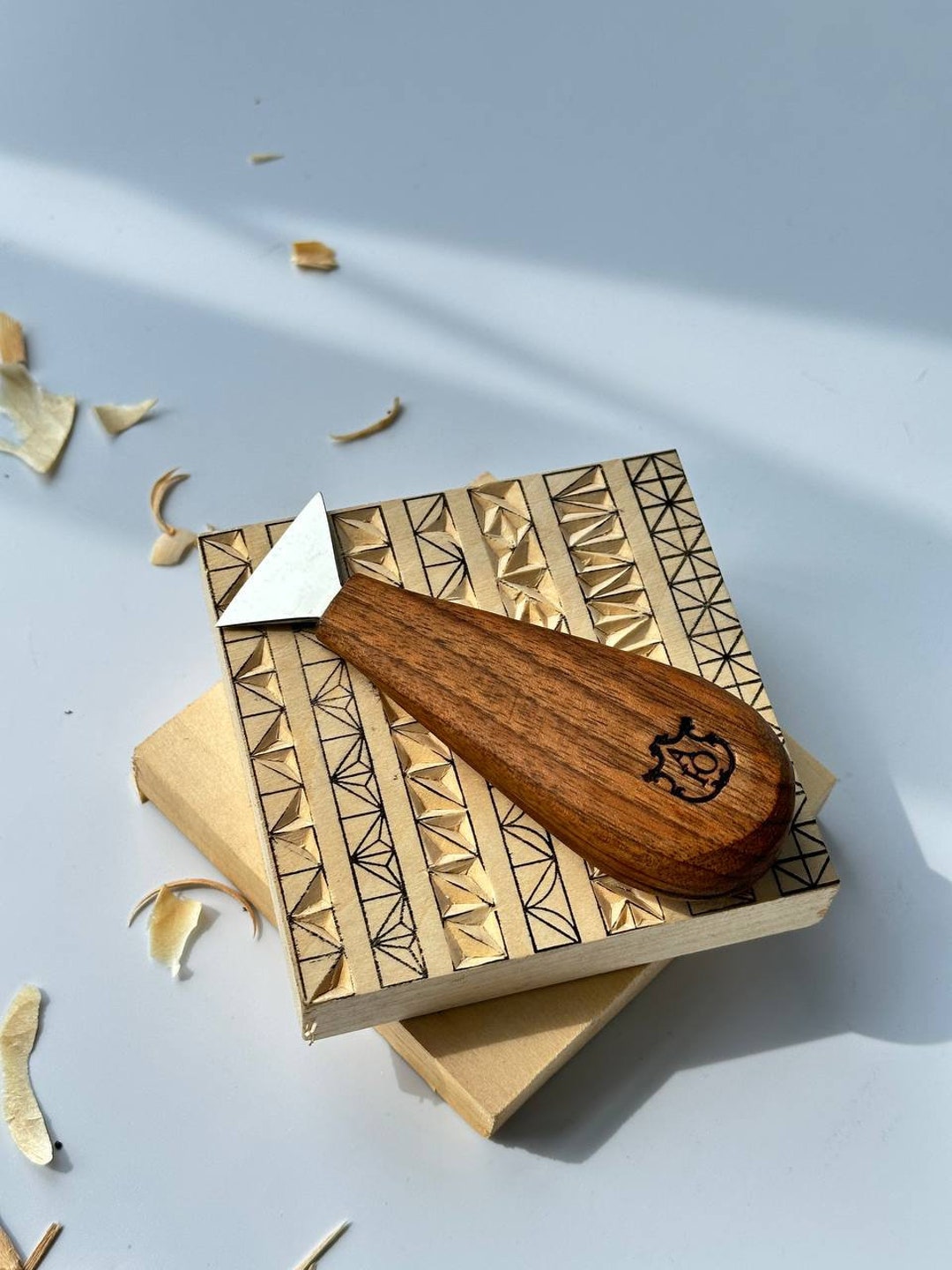 Swallowtail Knife 35mm, Chip Carving Knife, Wood Carving Tools ...