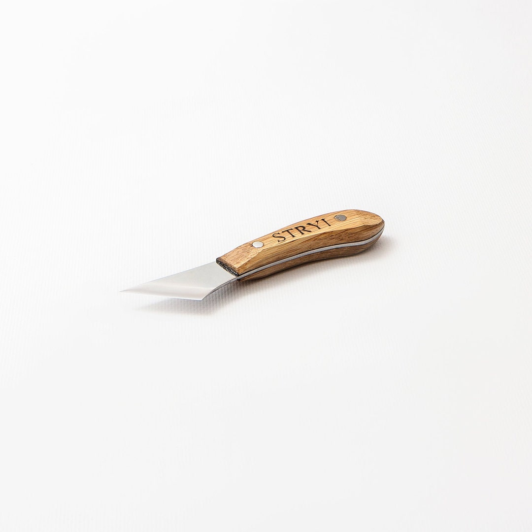 Figured Knife for Woodcarving, Handmade Knife for Making Geometric ...