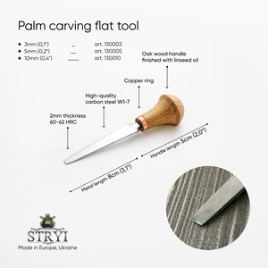 Palm Carving Tool #1 Profile for Woodcarving, Profi Chisel for Making ...