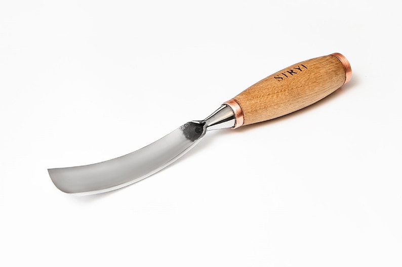 Sculpture Bent Gouges #7 Profile, Profi Wood Carving Tools, Long Curved ...