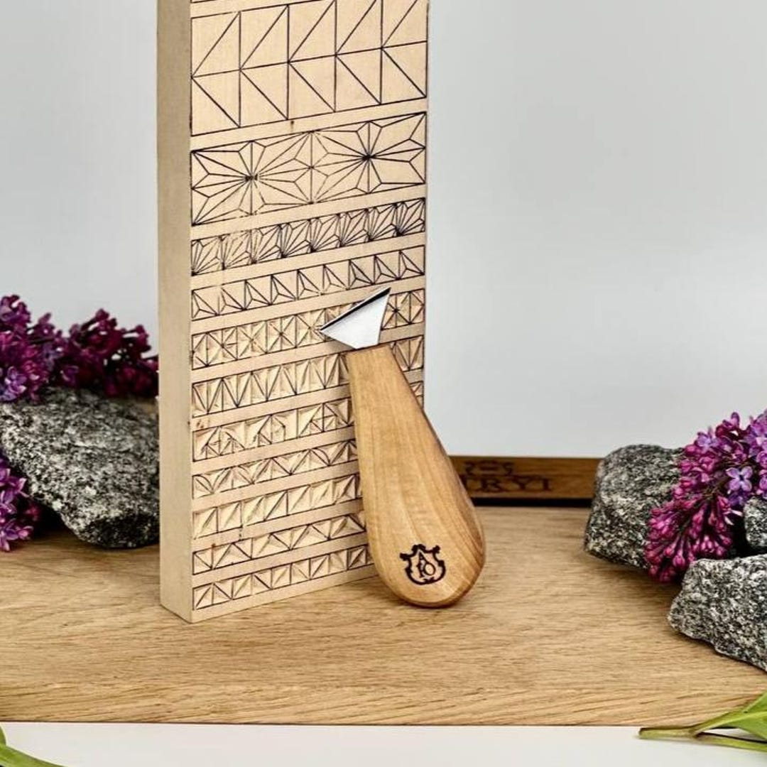 Woodcarving Swallowtail Knife, Carving Knife 30mm Blade, Chip Carving ...