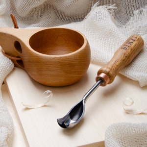 Profi Short Bent Gouge Tools for Bowl, Semicircle Spoon Carving Chisel ...