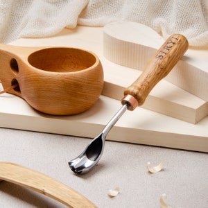 Profi Short Bent Gouge Tools for Bowl, Semicircle Spoon Carving Chisel ...