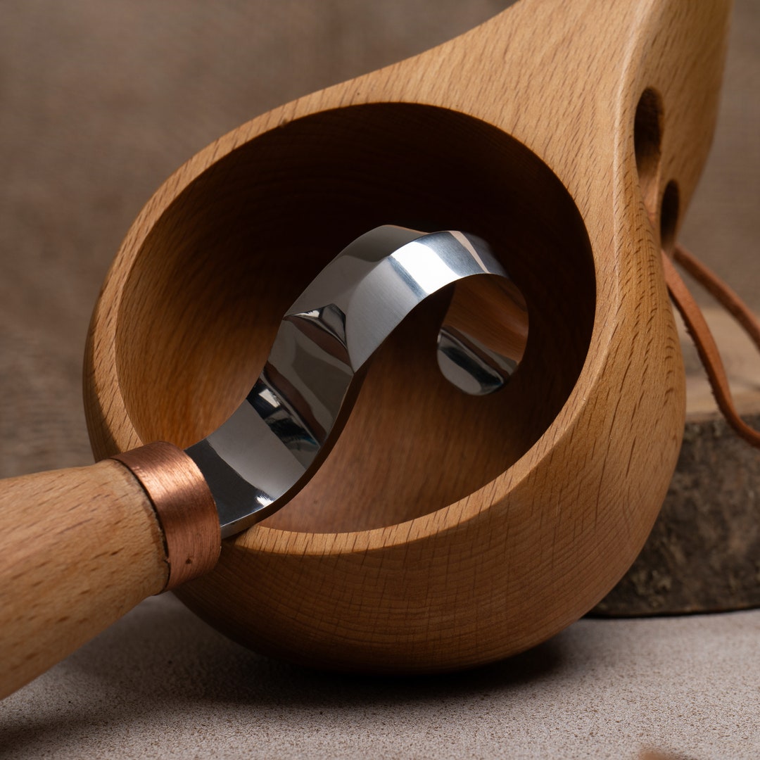 Dubbelzijdig lepelsnijmes, Professioneel houtsnijgereedschap ...