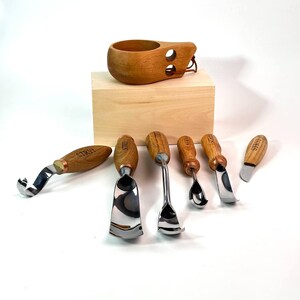 Bowl Carving Kit, Chisels Set, Spoon Carving Tools, Full Completed Kit ...