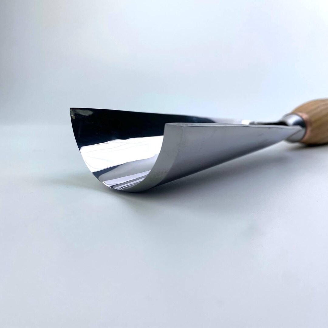 Sculpture Chisel #9 Profile, Large Gouge, Rounded Gouge, Semicircular ...