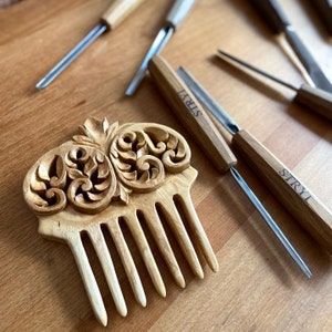 Personalized Hobby Set of 12 Gouges, Straight and Bent Gouges in Case ...