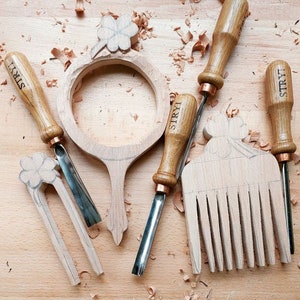 Wood Carving Tools - Profi 30 Tools, Relief Carving Tools, Gift for ...