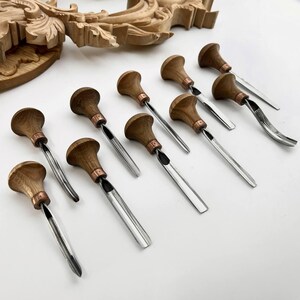 Micro Wood Carving Chisels, 10-piece Palm Set, Gravers & Burins - Etsy