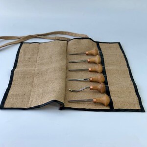 Palm Carving Tools Set of 6 Chisels, Wood Carving Tools, Forged Steel ...