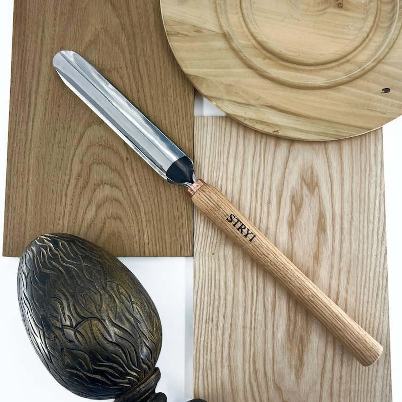 Handcrafted Spindle Gouge, Carbon Steel Wood Turning Tool, Woodworking ...