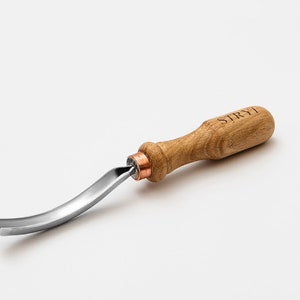 Long Bent Gouge 60 Degree V-parting Bent Chisels Profi Tools - Etsy