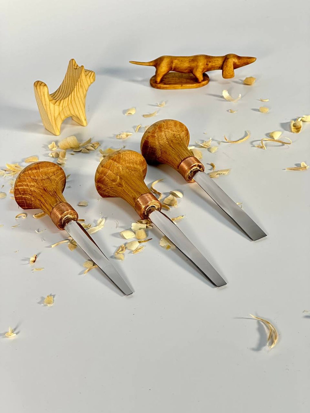 Palm Carving Chisel, Engraving & Relief Wood Carving Tool, Forged Steel ...