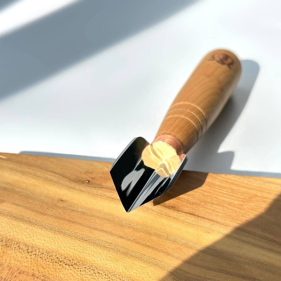 Short V-parting Chisels With Skewed Bevel, Beveled Angle Chisel, Wood ...