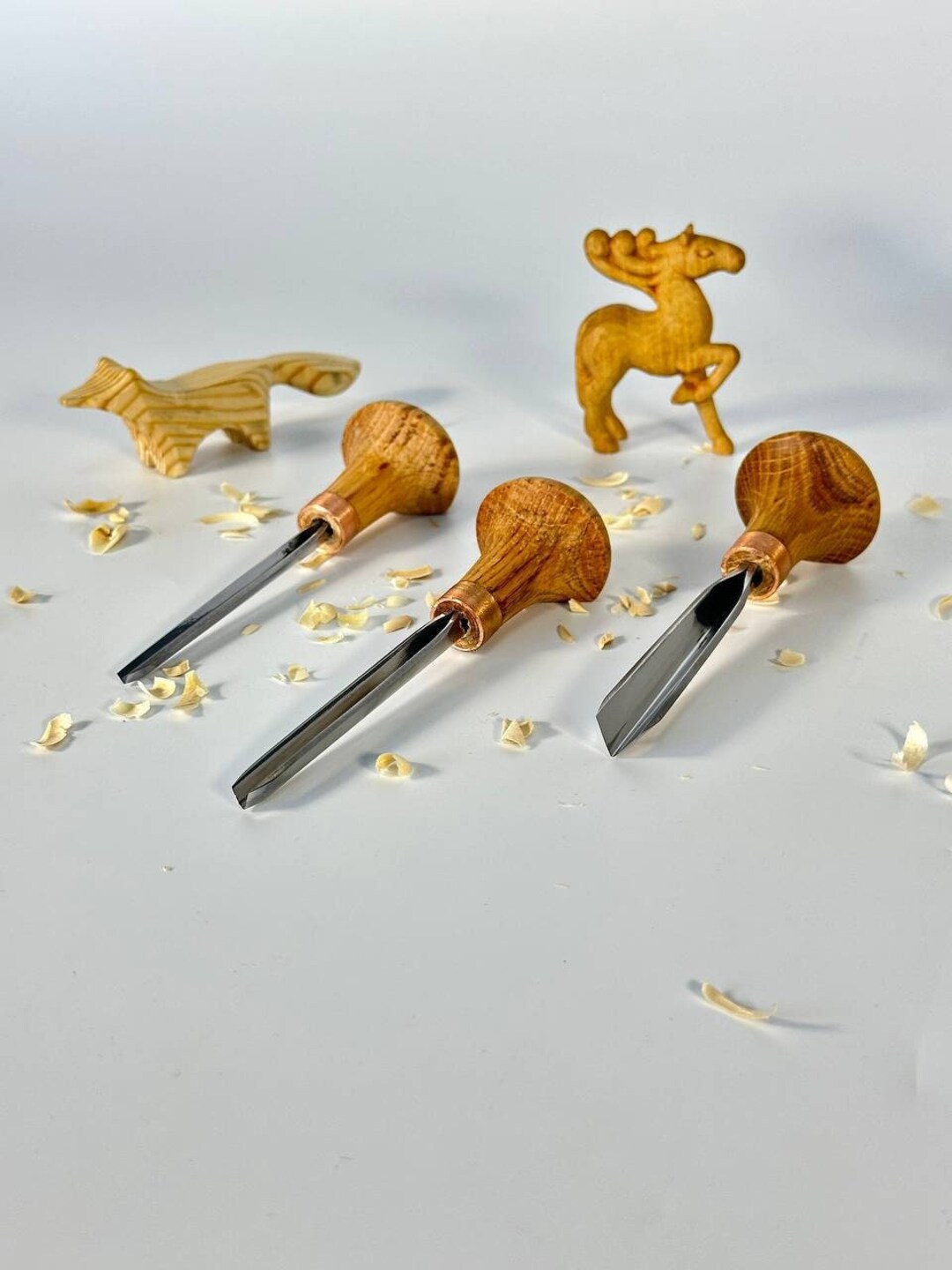 Palm Chisel, V-tool 60 Degrees, Wood Carving Tools, Chisels & Gouges ...