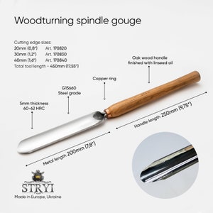 Spindle Gouge, Bowl Gouge for Lathe Work, Wood Turning Tool, Wood ...