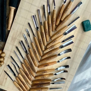 Stryi 31-piece Wood Carving Gouge Set, Relief Carving Tools ...