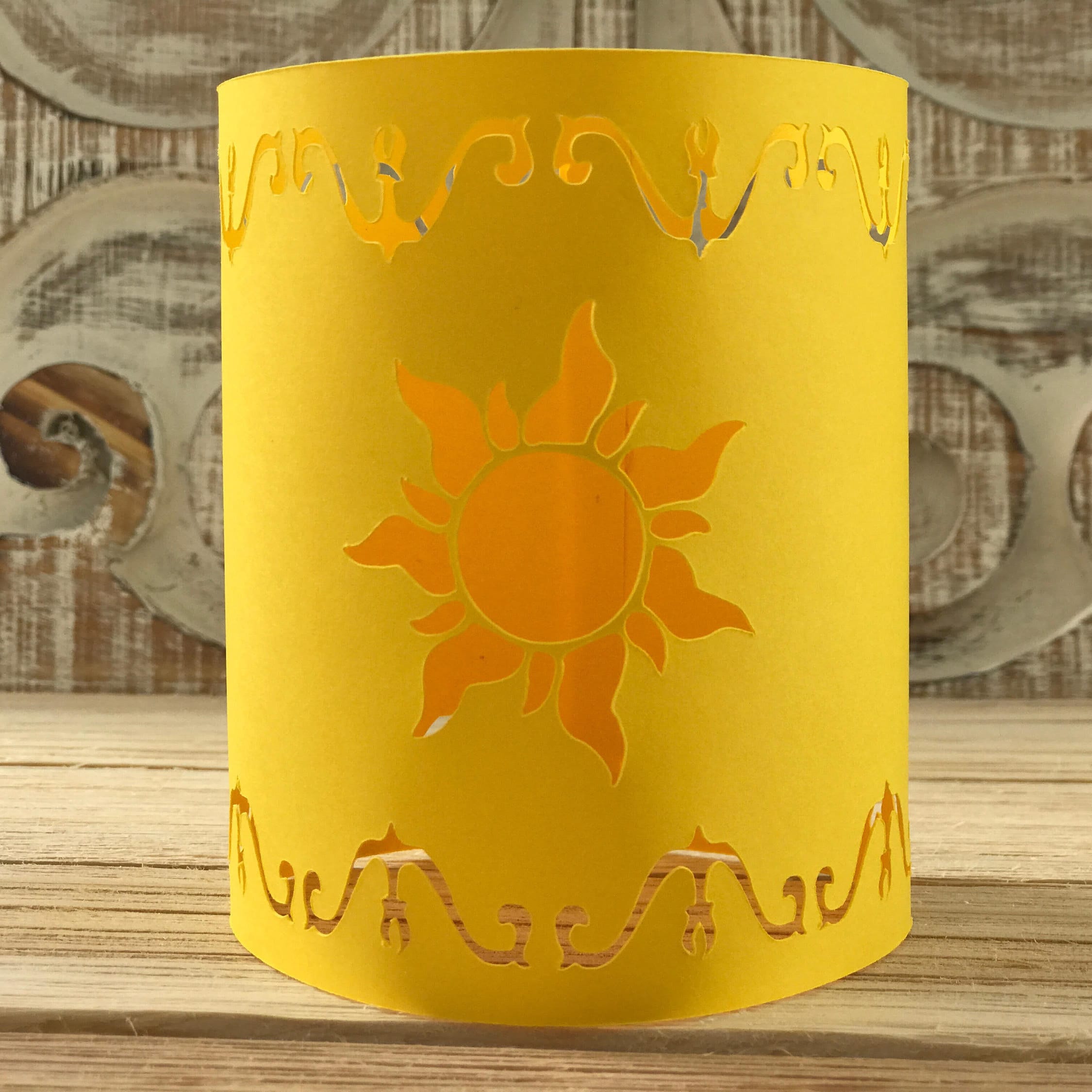 Craft Supplies & Tools Tangled Inspired Lantern *2 layers* Papercraft ...