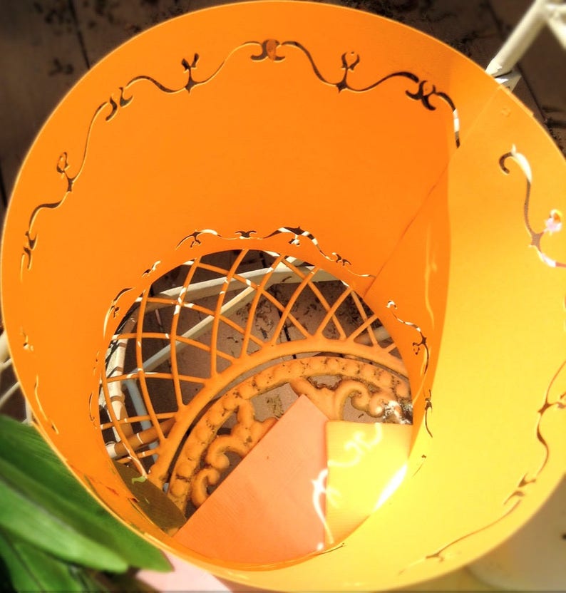 Large Plain Tangled Paper Lantern | Princess Rapunzel Wedding Party ...