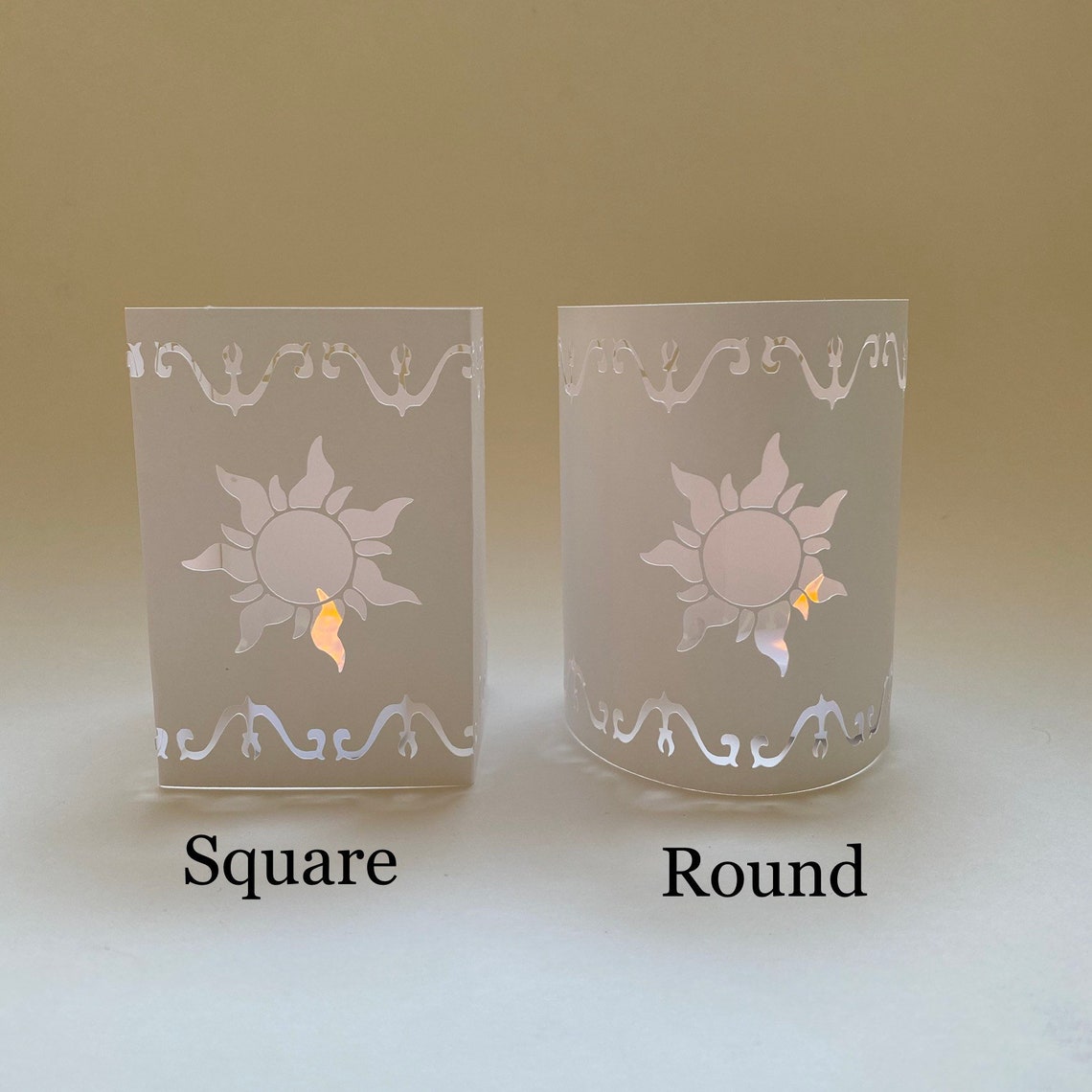Small White Tangled Paper Lantern | Princess Rapunzel Wedding Party ...