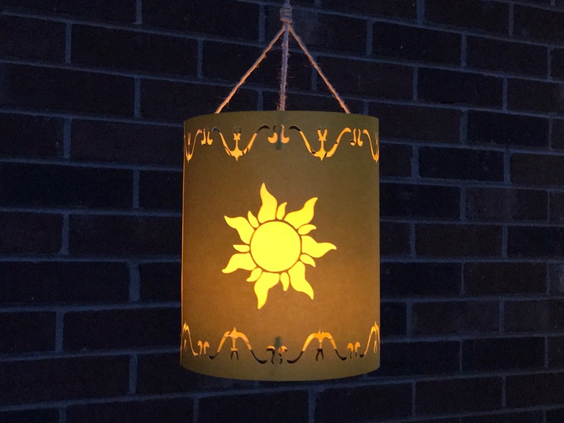 Tangled Lantern Rapunzel Lantern Large Hanging Tangled | Etsy
