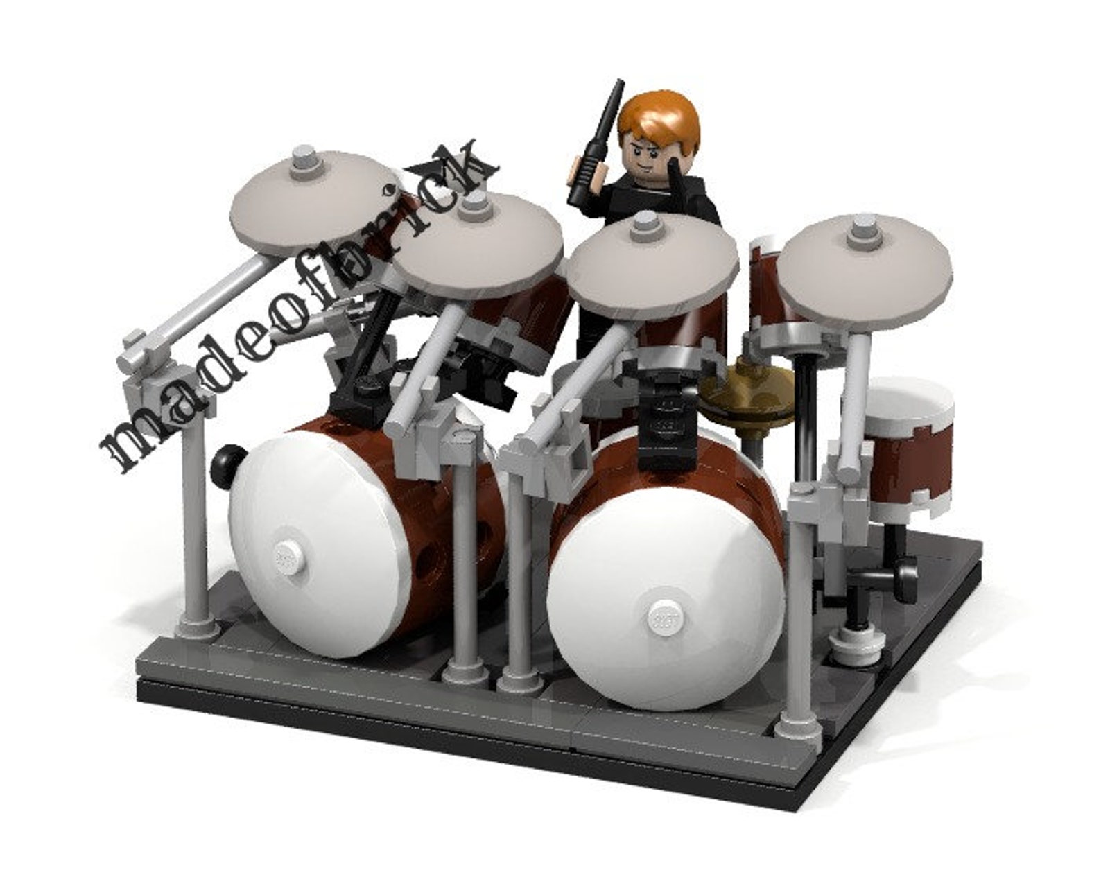 Designed With Original Lego Parts. Building ROCK CONCERT STAGE ...