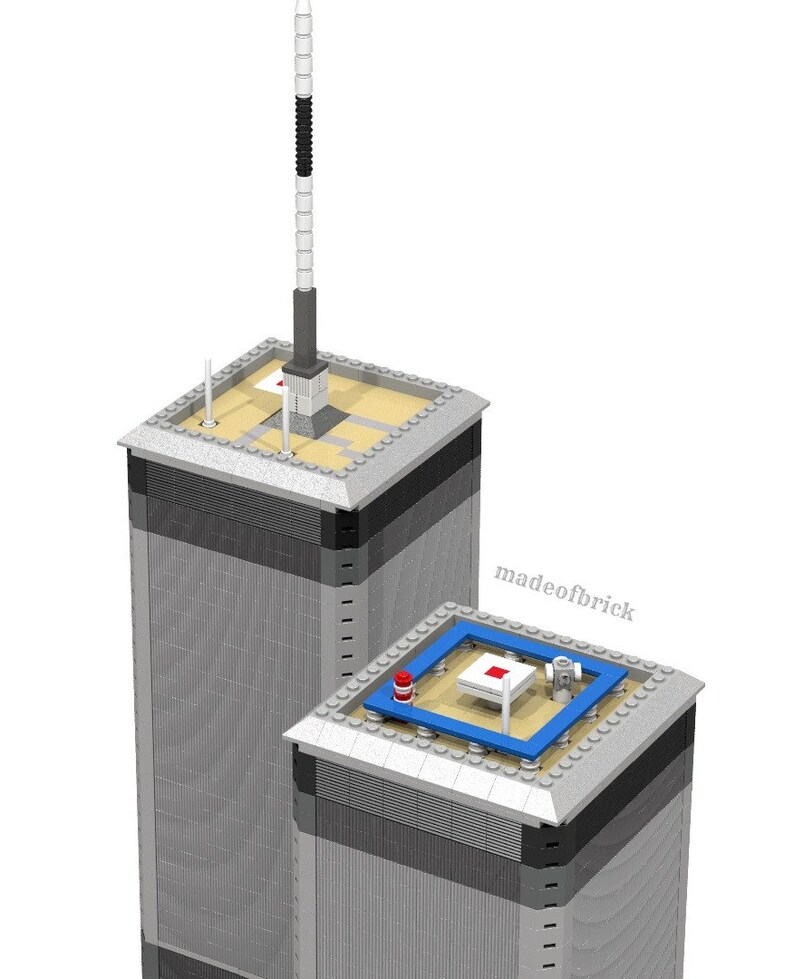 CUSTOM LEGO BUILDING Twin Towers: New York. Skyscraper. Usa. | Etsy