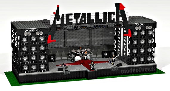 Designed With Original Lego Parts. Building ROCK CONCERT | Etsy