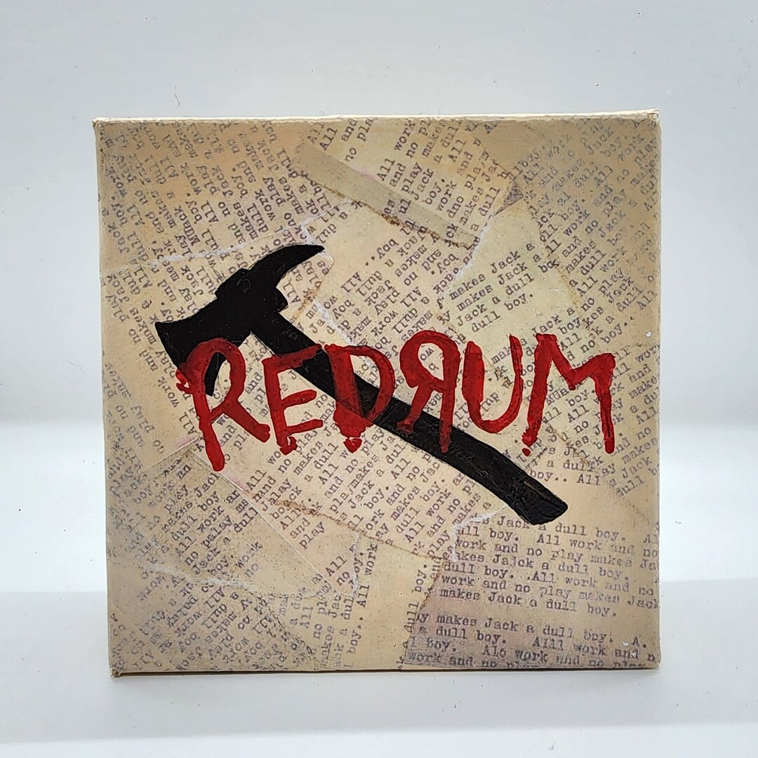 Red Rum Axe Mini Painting - Etsy
