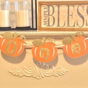 Pumpkin Birthday High Chair Banner Little Pumpkin Birthday - Etsy