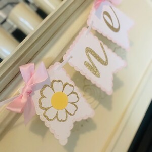 Daisy Birthday Party Monthly Banner Bohemian Daisy High - Etsy