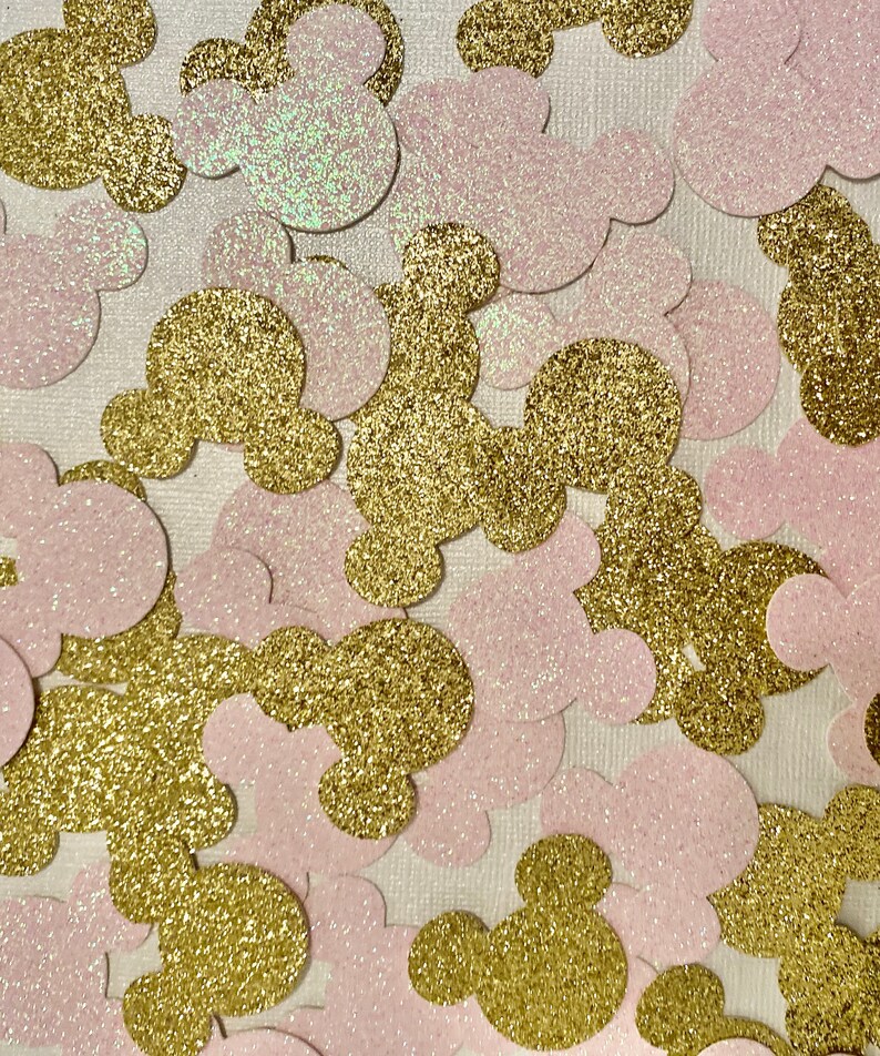 Minnie Mouse ConfettiPink and Gold 1st Birthday | Etsy