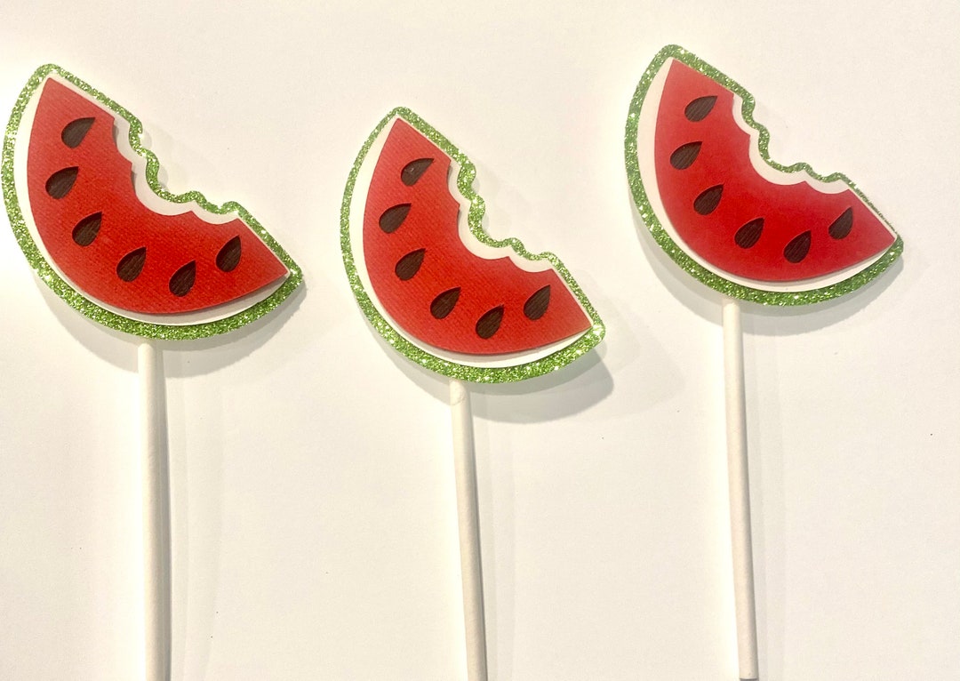 One in a Melon Cupcake Toppers ,watermelon 1st Birthday ,one in a Melon ...