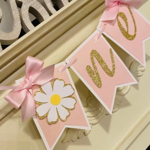 Daisy Birthday Party , Daisy High Chair Banner, Daisy Party Decorations ...