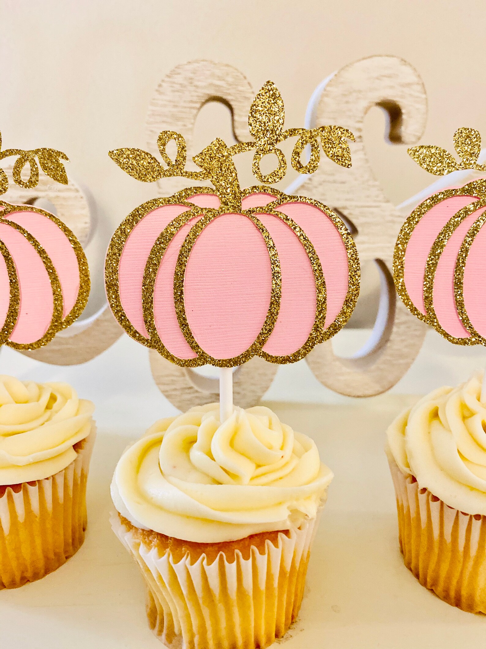 Pumpkin Cake Topper pumpkin Birthday Party Our Little | Etsy