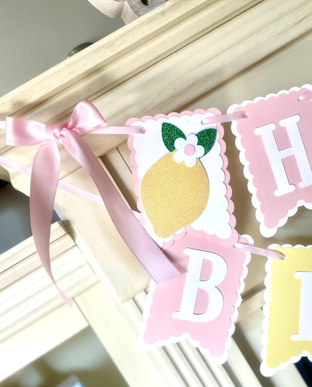 Lemonade Birthday Banner, Lemon Party Decorations - Etsy