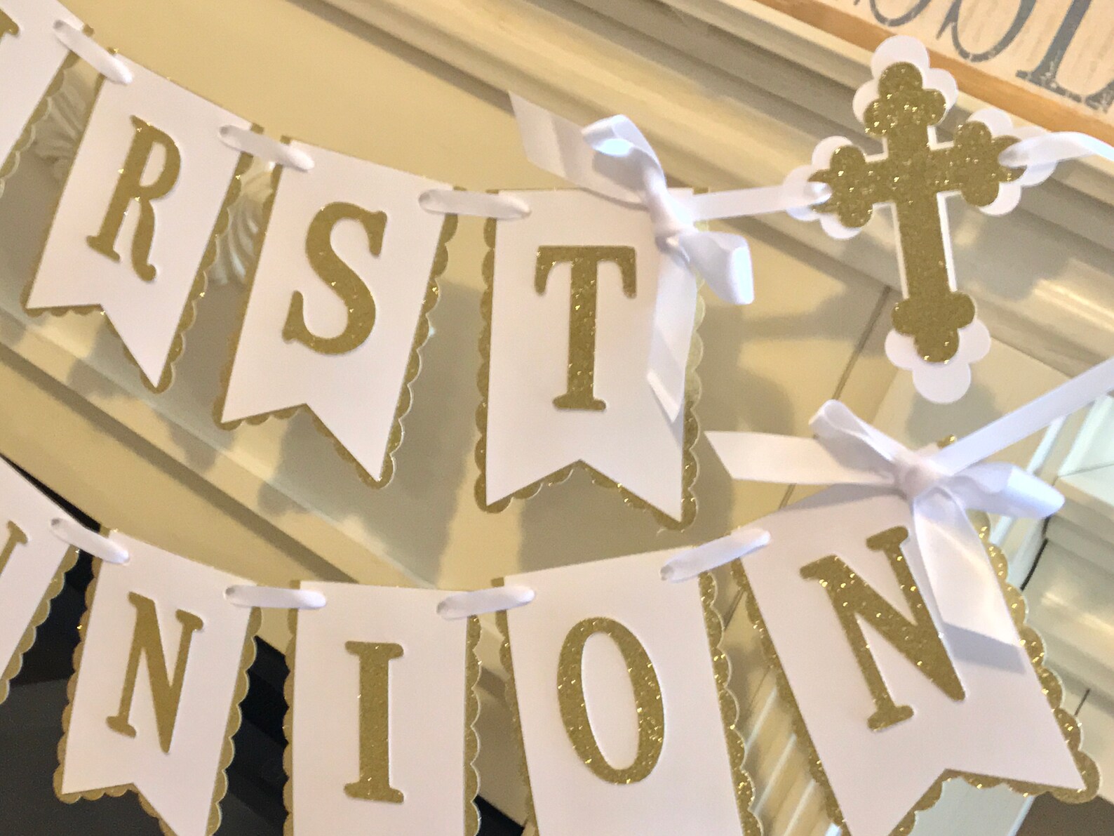 First Holy Communion god Bless Banner Banner for - Etsy
