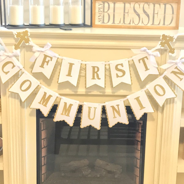 Communion Banner - Etsy