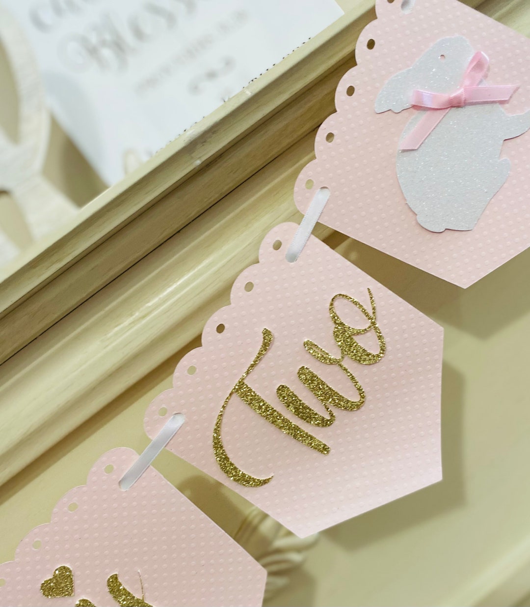 Bunny Birthday Decorations, Some Bunny is Two Banner ,bunny Birthday ...