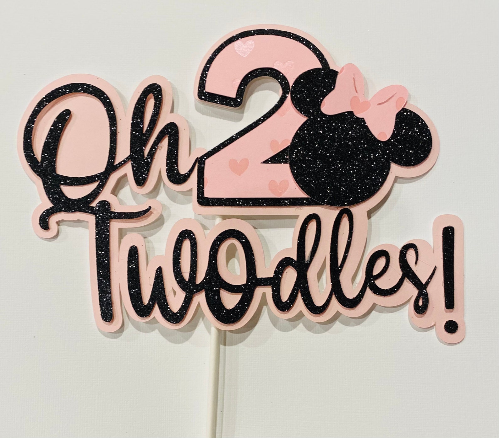 Oh Twodles Minnie Cake Topper Minnie Mouse Cake Topper - Etsy
