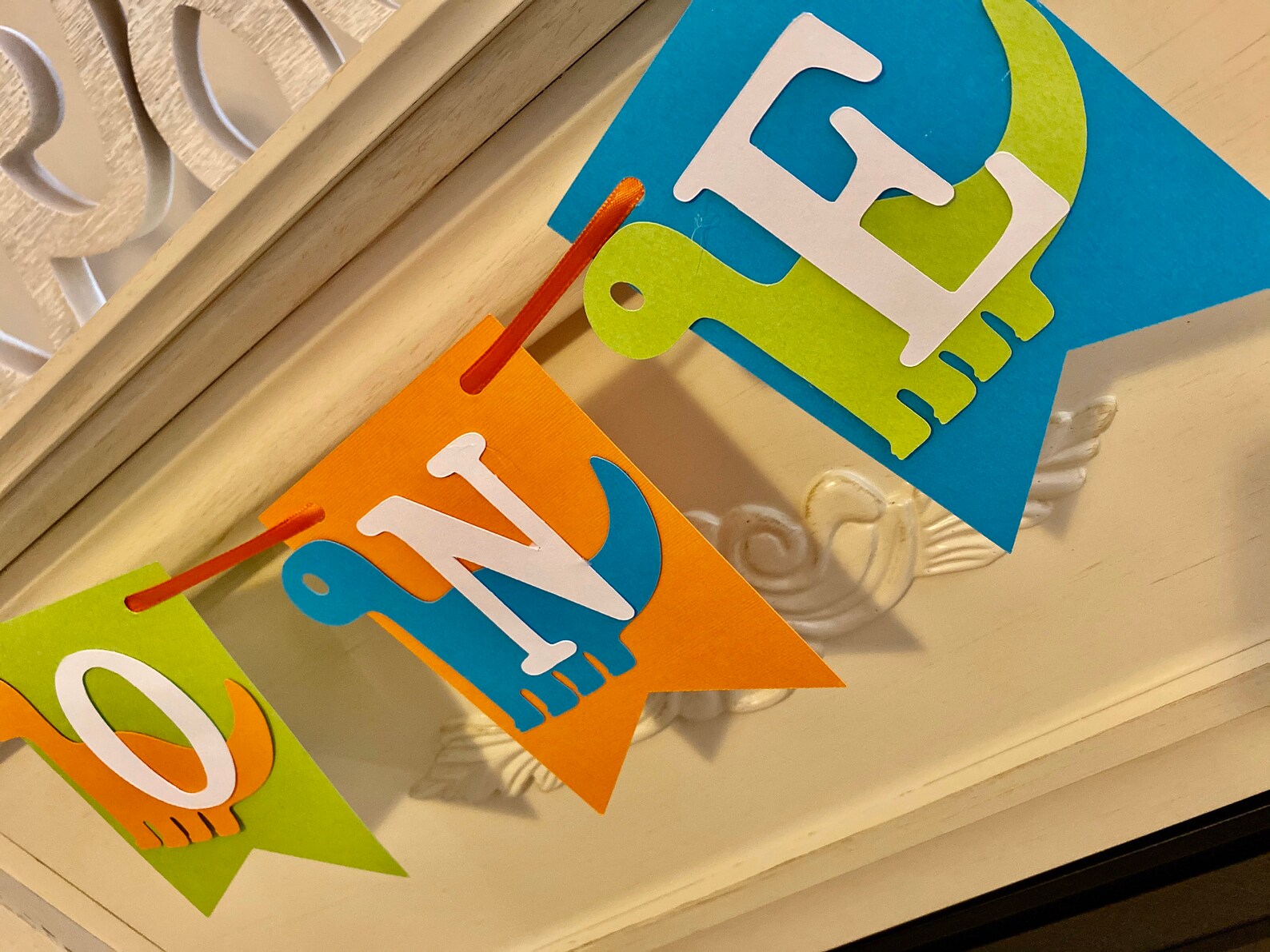 Dinosaur Birthday Decorations Dinosaur One Banner Dinosaur - Etsy