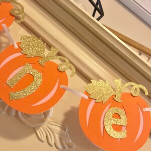 Pumpkin Birthday High Chair Banner Little Pumpkin Birthday - Etsy
