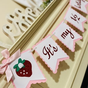Strawberry Birthday Decorations Strawberry Birthday Banner . | Etsy