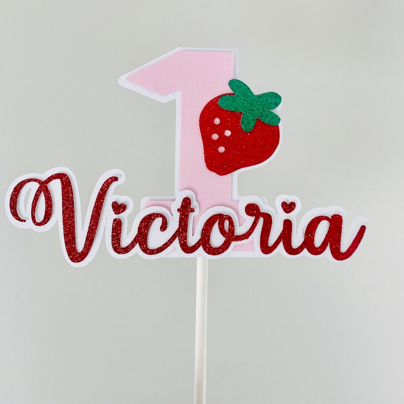 Strawberry Birthday - Etsy