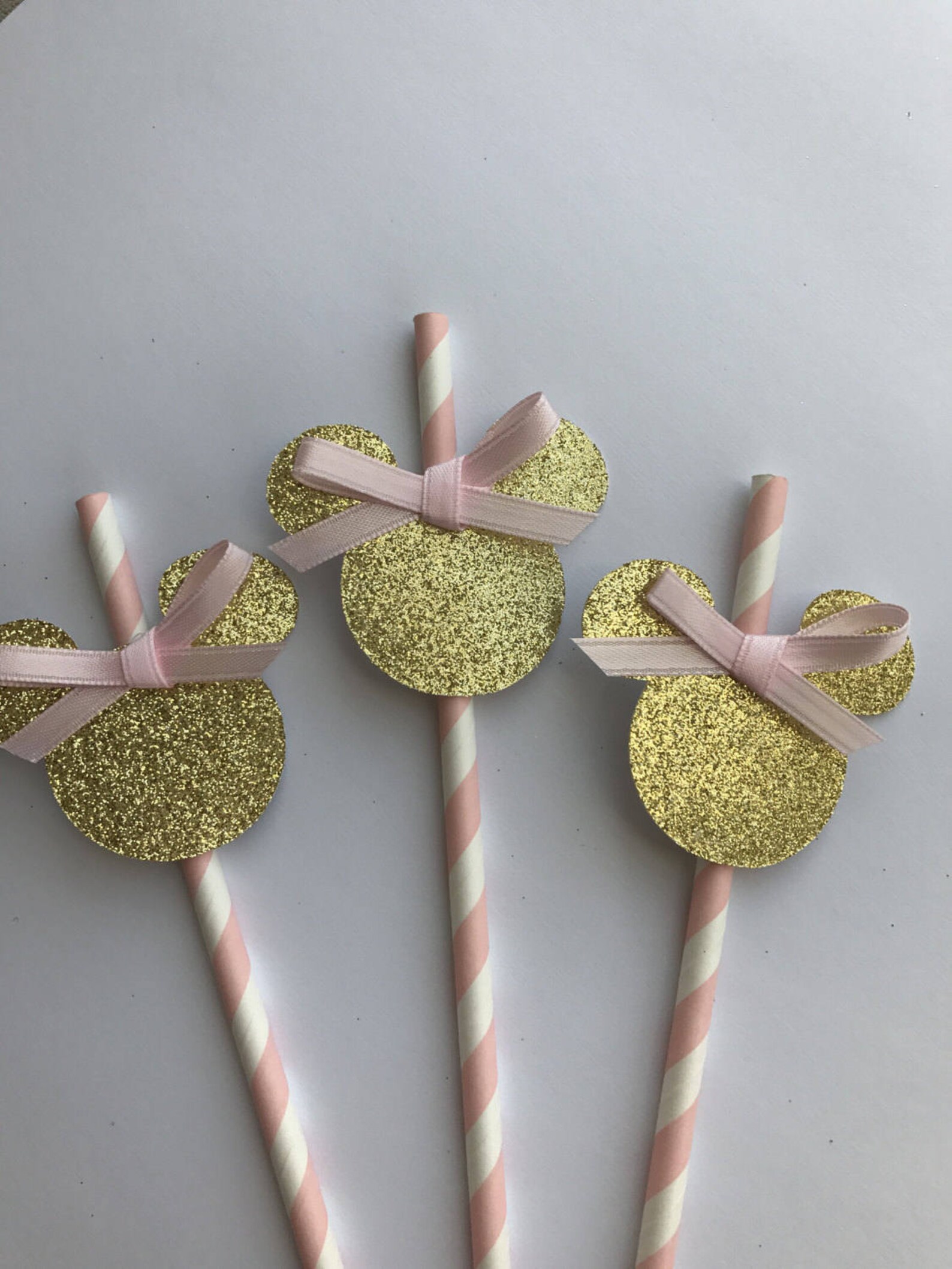 Minnie Mouse 1st Birthday Straws Minnie Mouse Birthday - Etsy