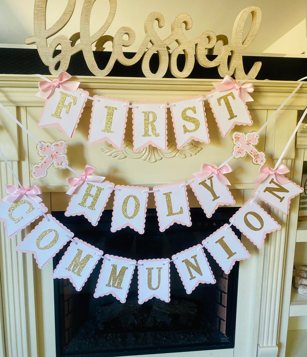 First Holy Communion Banner , First Holy Communion Decorations , First ...