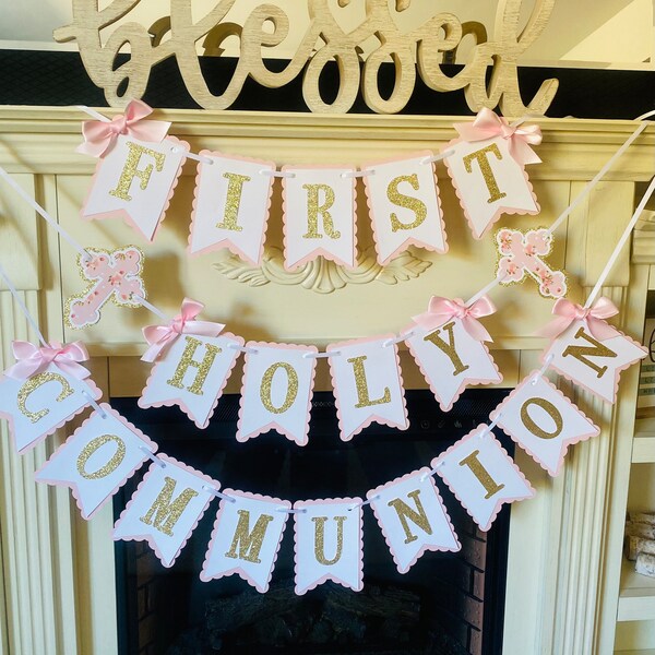 First Holy Communion Decorations - Etsy